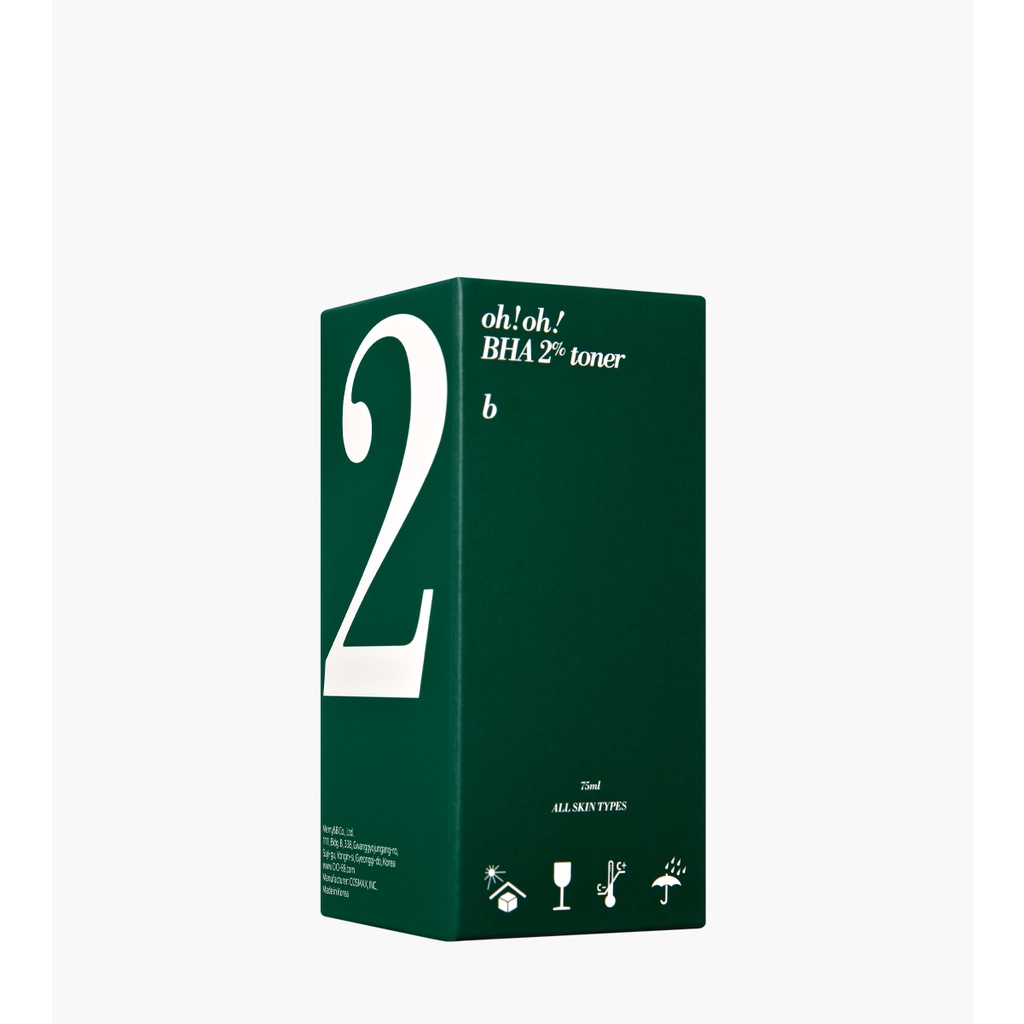 Nước Cân Bằng pH Làm Sạch Da Oh!Oh! BHA 2% Toner 75 ml | Shopee Việt Nam