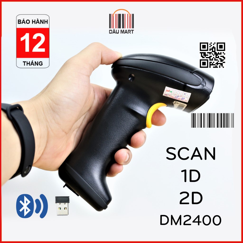 Máy quét mã vạch không dây cầm tay DATAMAX DM2400 DM1220W scan mã ...