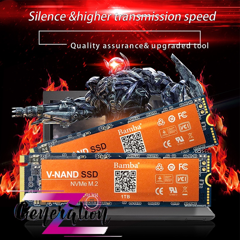 Ổ cứng SSD M2 NVME BAMBA dung lượng 128GB - 256GB - 512GB - 1TB ...