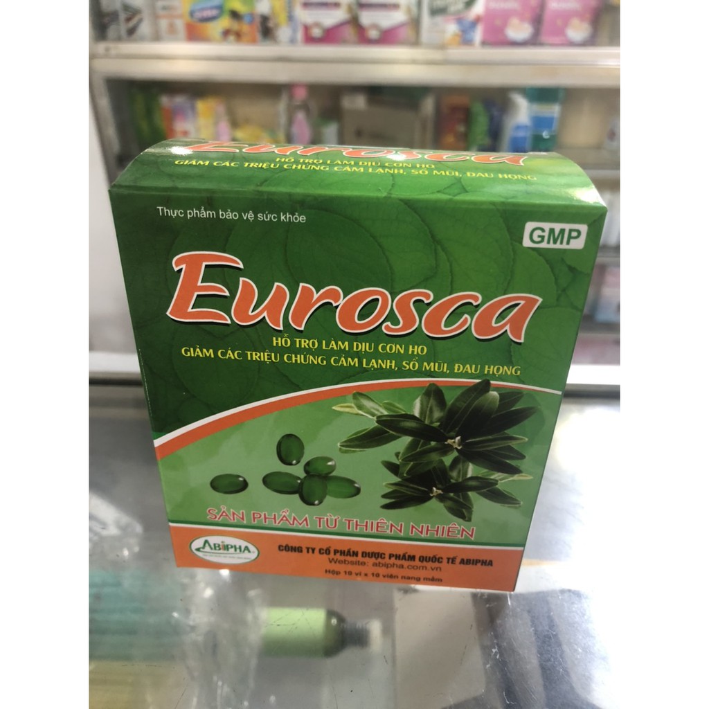 Eurosca - Giảm ho, thông thoáng mũi, giảm các triệu chứng cảm lạnh, sổ ...