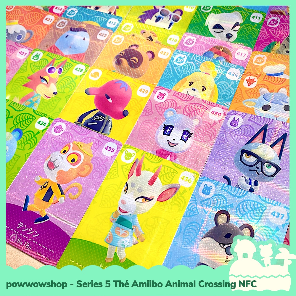 [Sẵn VN - Hỏa Tốc] Thẻ Amiibo Scan NFC SERIES 5 Hologram Flash Sand ...