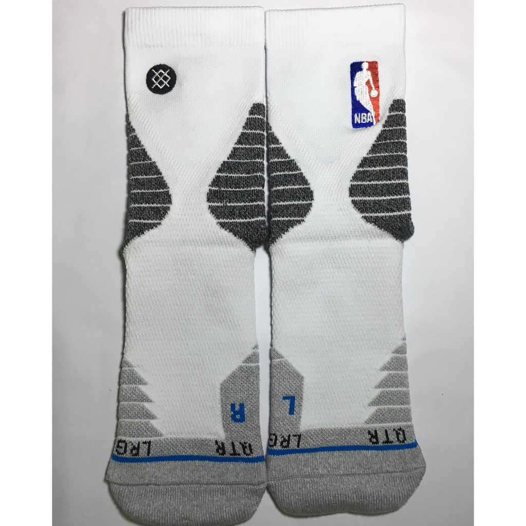 Stance NBA Quarter ( White & Grey ) | Shopee Việt Nam