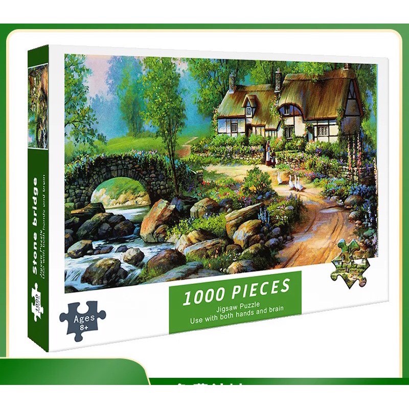 Bộ Tranh Ghép Xếp Hình 1000 Pcs Jigsaw Puzzle (Tranh ghép 70*50cm) Bản ...