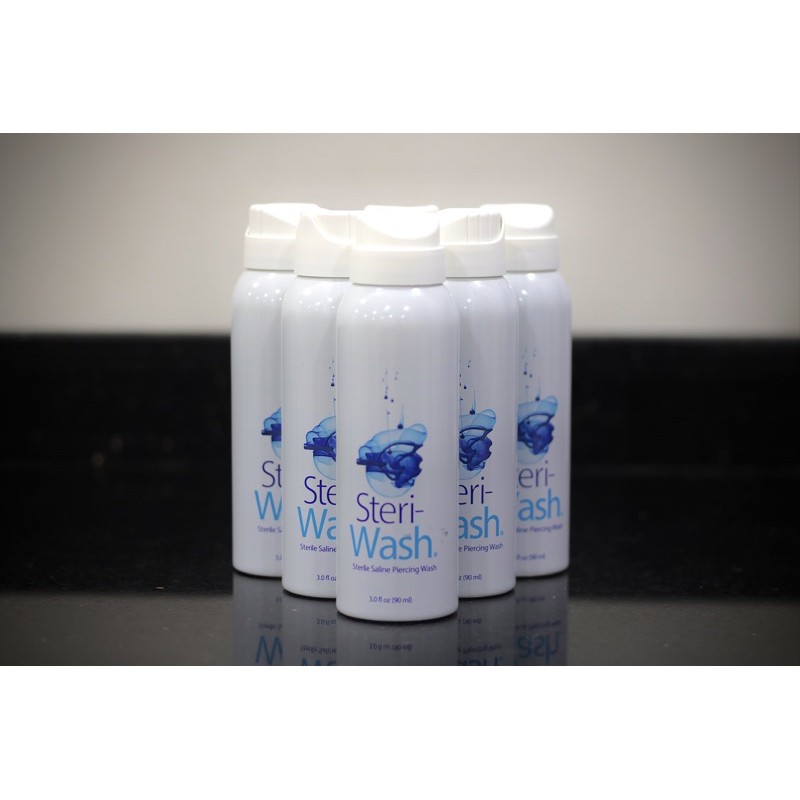 Steri Wash date 2027 90ml - Nước muối vô trùng vệ sinh lỗ xỏ khuyên ...