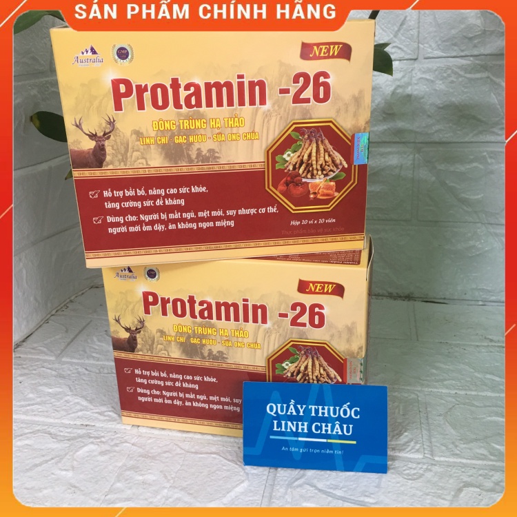 Viên Đạm Bổ Tổng Hợp Protamin 26 NEW - Đạm Tổng Hợp Bồi Bổ Cơ Thể, Tăng ...