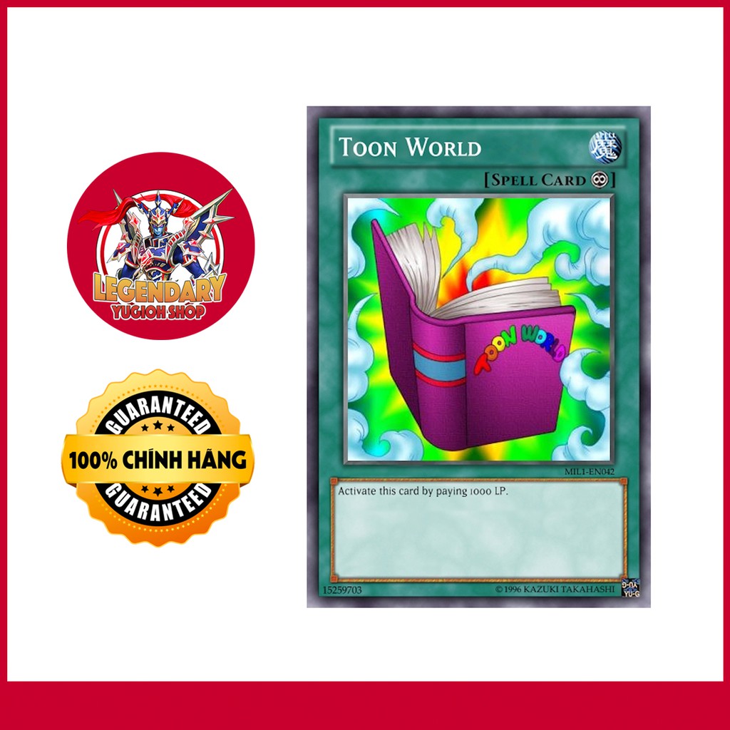 [Thẻ Bài Yugioh Chính Hãng] Toon World | Shopee Việt Nam