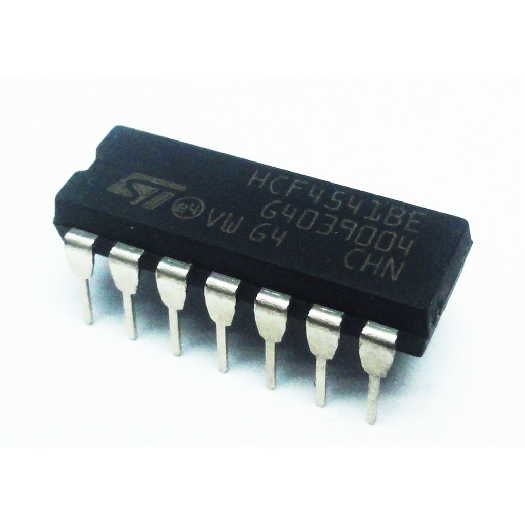 IC số CD4541BE (4541, CD4541) / DIP-14 / CMOS 4 x True/Complement ...