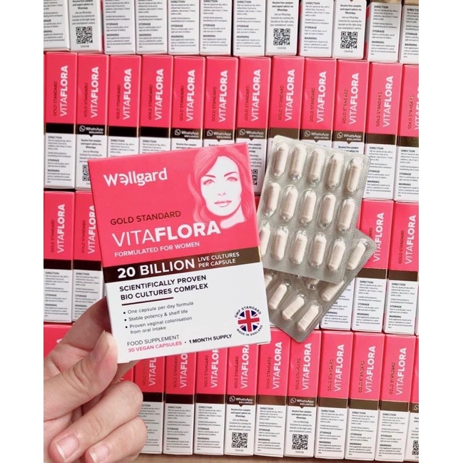 Men vi sinh phụ khoa Vitaflora 20 tỷ CFU lợi khuẩn | Shopee Việt Nam