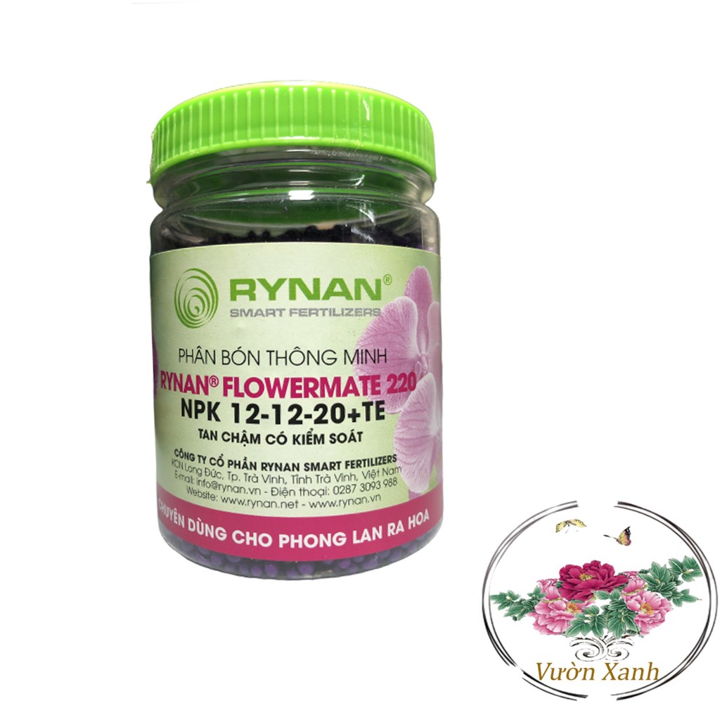 Phân Bón Thông Minh Rynan Flowermate 220 NPK 12-12-20+TE - #601# 150g ...