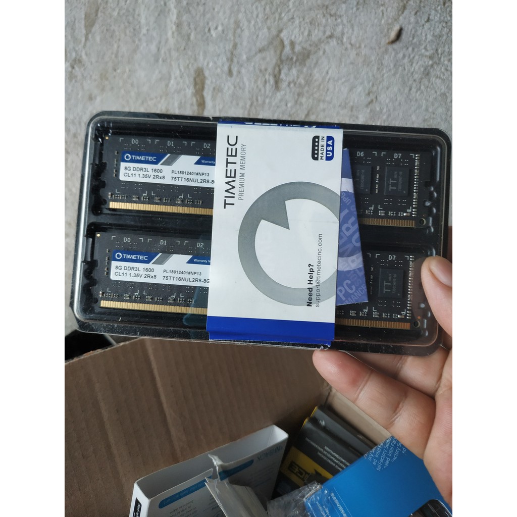 Ram Timetec Hynix IC 16GB Kit(2x8GB) DDR3 1600MHz PC3L-12800 | Shopee ...