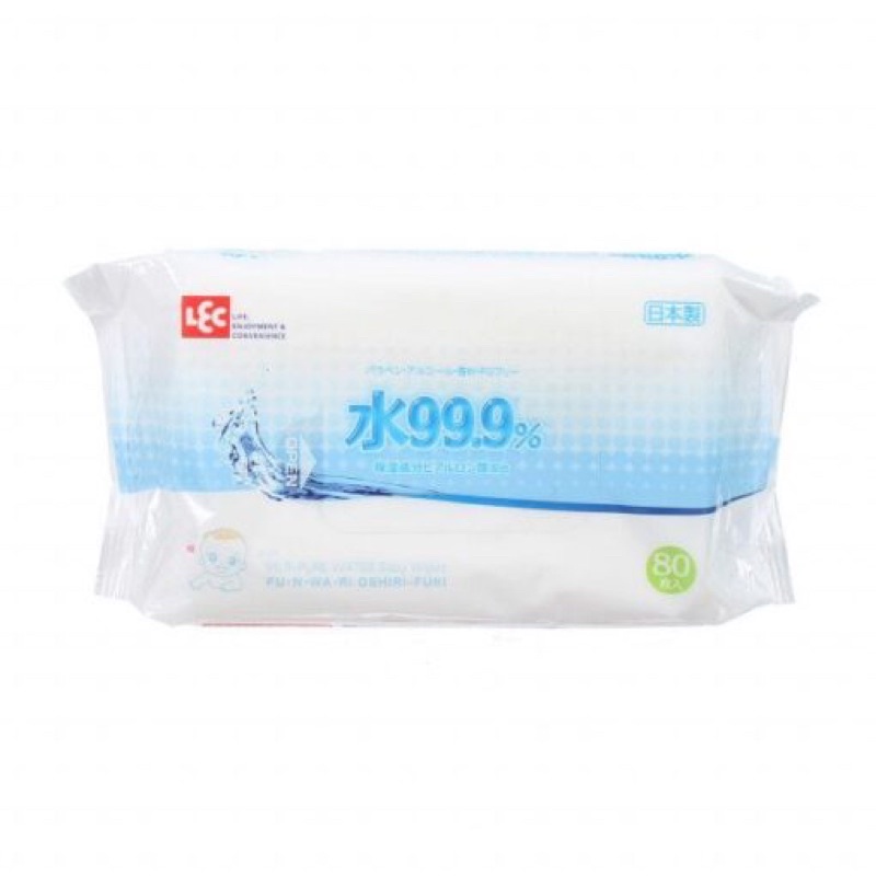 Giấy ướt LEC 99,9% nước tinh khiết SS-075 80 tờ chính hãng | Shopee Việt Nam