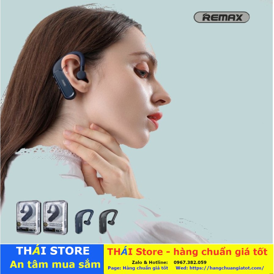 Tai nghe cao cấp Remax, Model: RB - T2, tự động kết nối Bluetooth 5.0, chống ồn cực tốt - (Mã ...