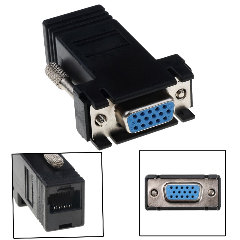 Bộ Chuyển Đổi Rj45 Sang Vga | Shopee Việt Nam
