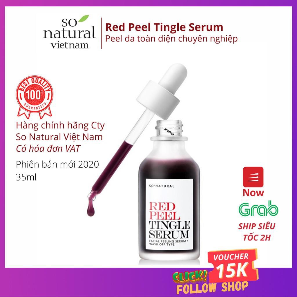 Red Peel Tingle Serum 35ml, thay da sinh học So Natural Hàn Quốc Chính ...