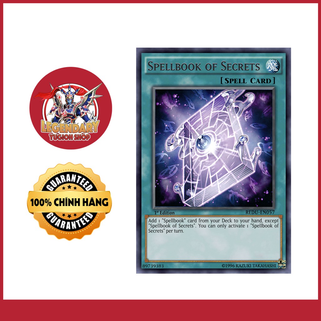 [Thẻ Bài Yugioh Chính Hãng] Spellbook of Secrets | Shopee Việt Nam