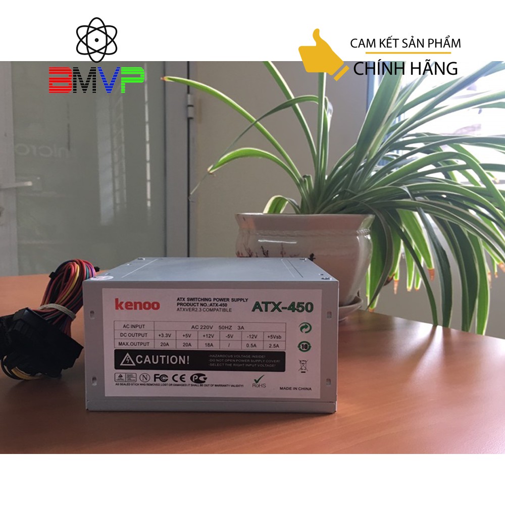 Nguồn máy tính KENOO ATX450-450w (fan 8) - Hàng chính hãng | Shopee Việt Nam