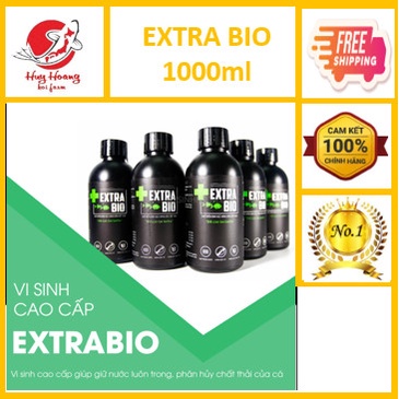 Men Vi Sinh Extra Bio 1000ml (Dòng men vi sinh Bio giúp lọc nước, làm trong nước cho hồ cá, bể ...