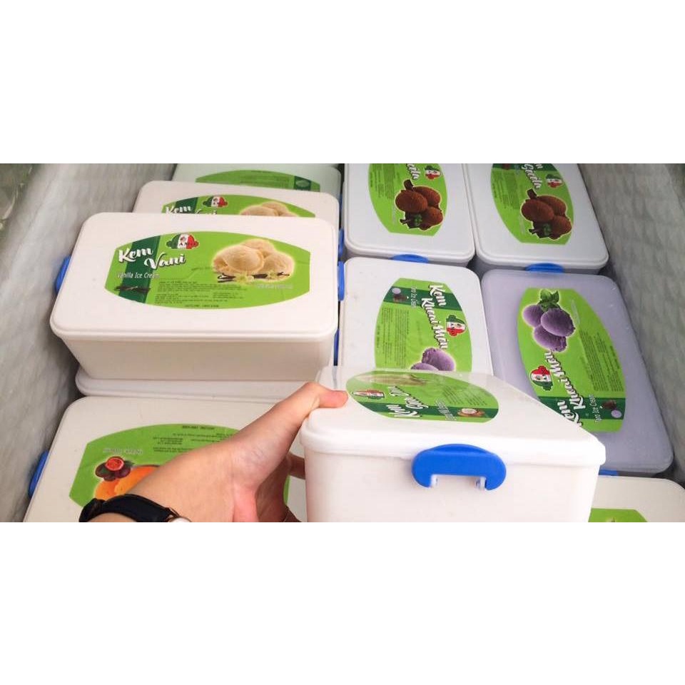 Kem TEAMO hộp 3lit - đa dạng hương vị, làm ice cream viên cực ngon ...