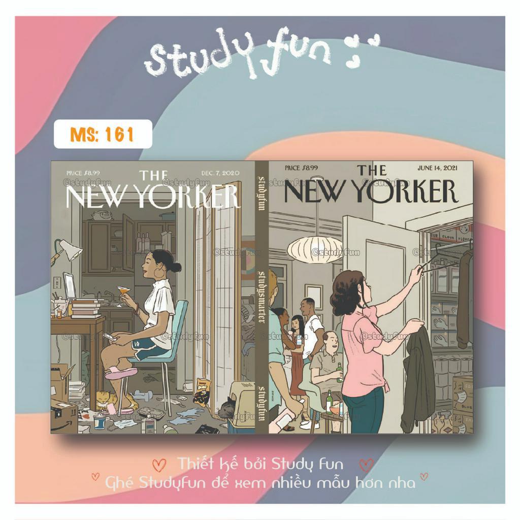 [SET 5 -10] GIẤY BAO TẬP VINTAGE - MẪU BÌA TẠP CHÍ - STUDY FUN | Shopee Việt Nam