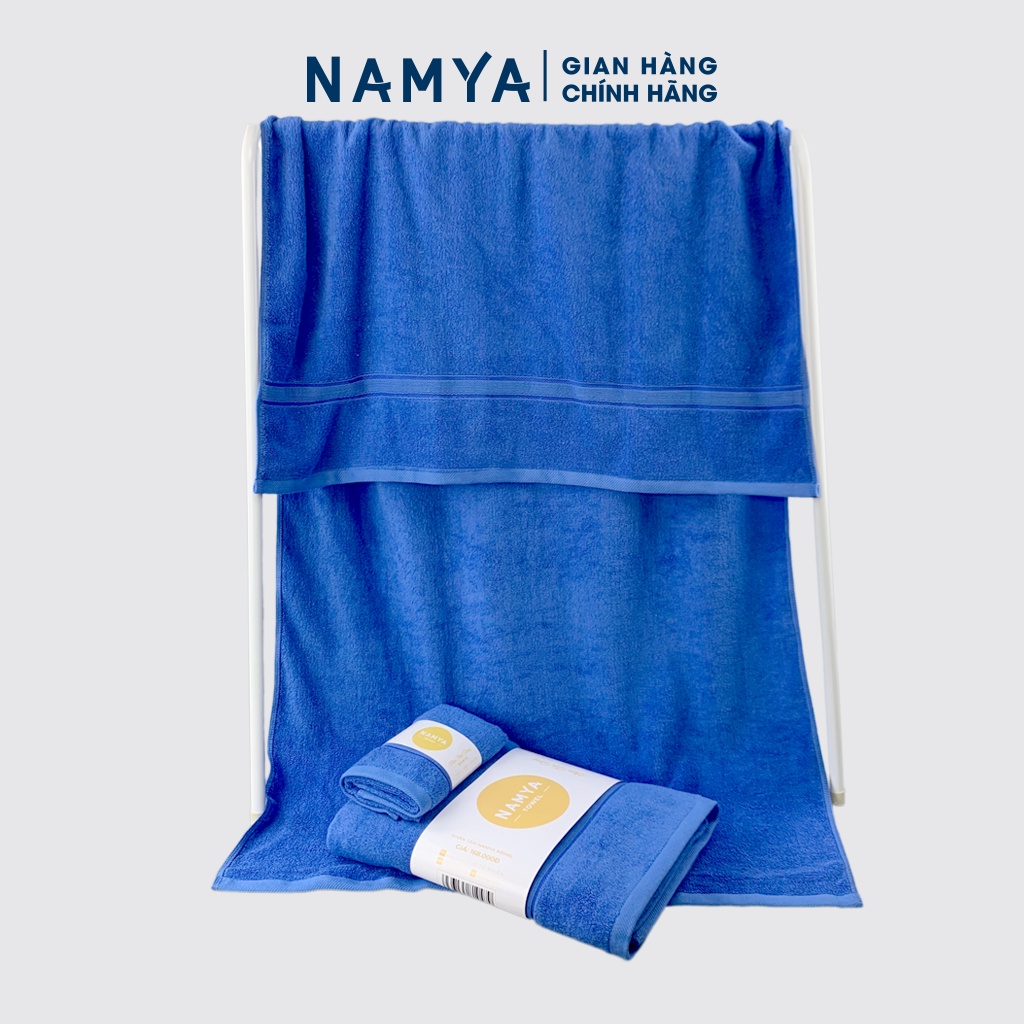 Khăn tắm cotton NAMYA kích thước từ 50x100cm - 70x140cm | Shopee Việt Nam