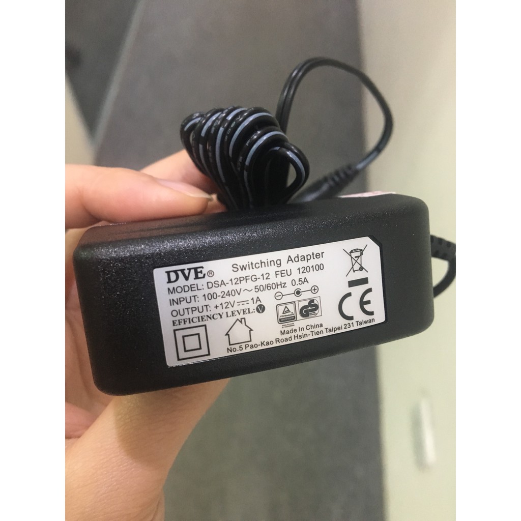 Nguồn 12V 1A DVE hàng chính hãng ( Adapter 12v 1A DVE ) | Shopee Việt Nam