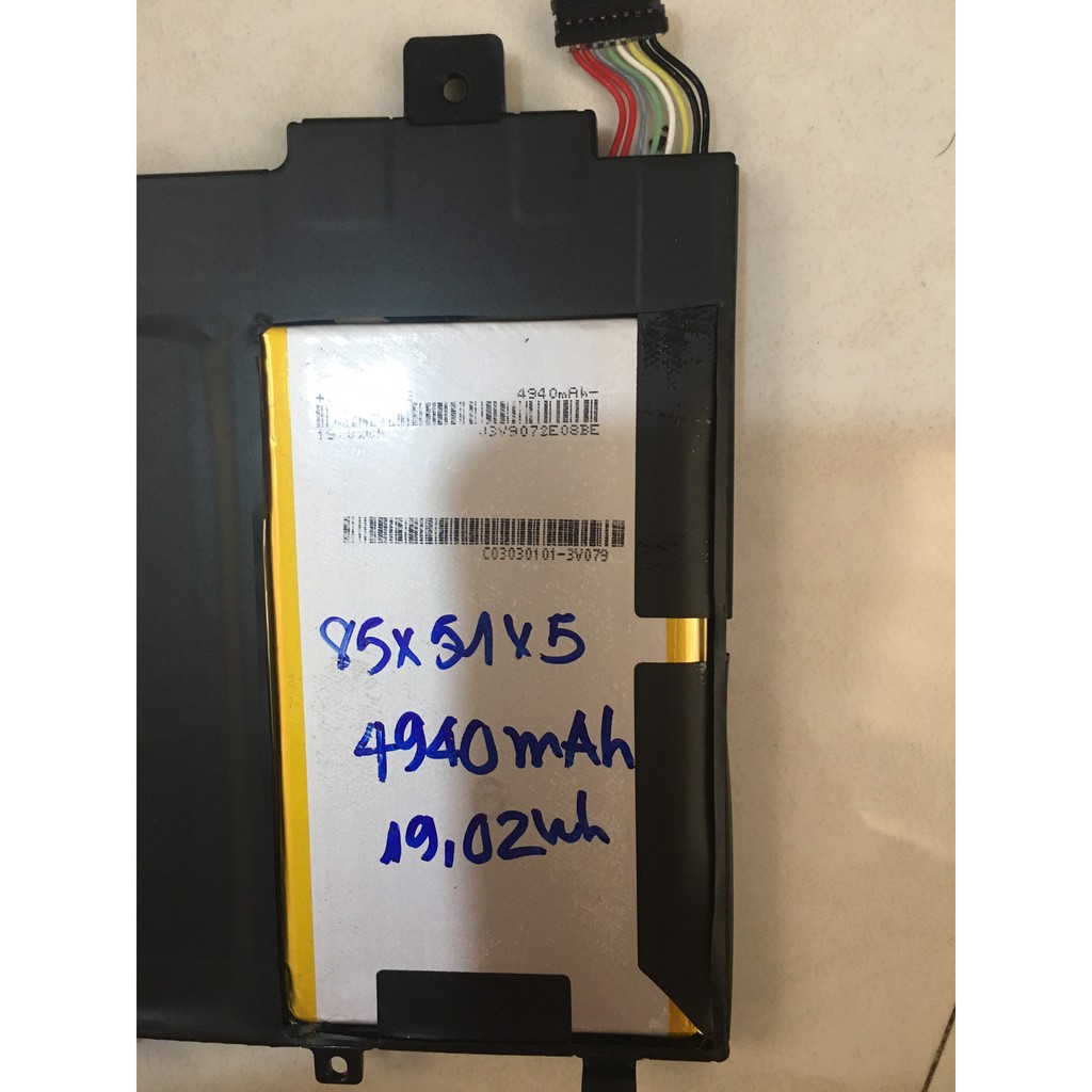 Cell Pin Lithium Polymer Pin laptop Lenovo kích thước 85x51x5 4940mAh ...