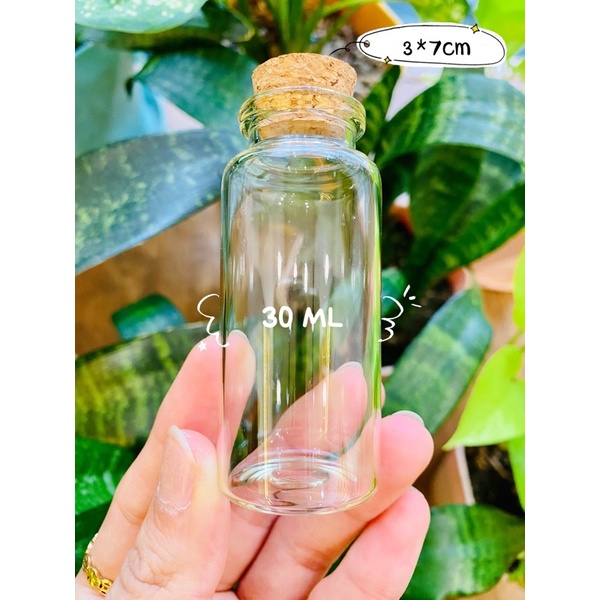 Lọ thuỷ tinh nút bần cao cấp dung tích lớn【10ml-15ml-20ml-25ml-30ml-40ml-50ml-60ml】 | Shopee ...