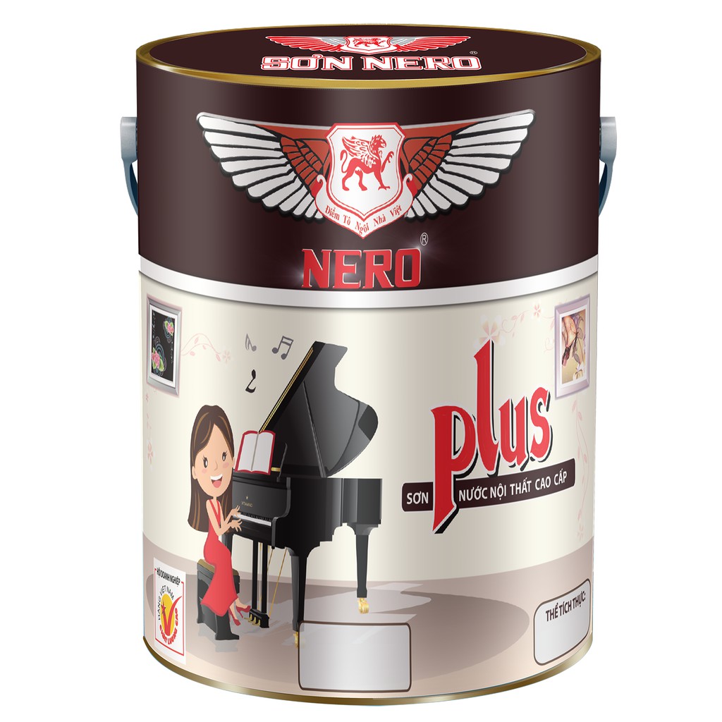 Sơn NERO PLUS Nội Thất 5L PL18000 [ HÀNG CHÍNH HÃNG ] Gía cạnh trạnh ...