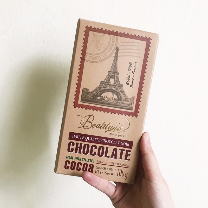 Socola Đen Beatitude Tháp Effel Thanh 100g Cỡ Lớn | Shopee Việt Nam