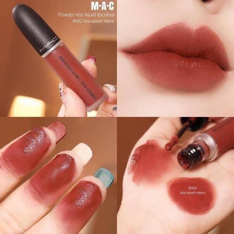 Son kem MAC Powder Kiss Liquid 982 997 979 316 | Shopee Việt Nam