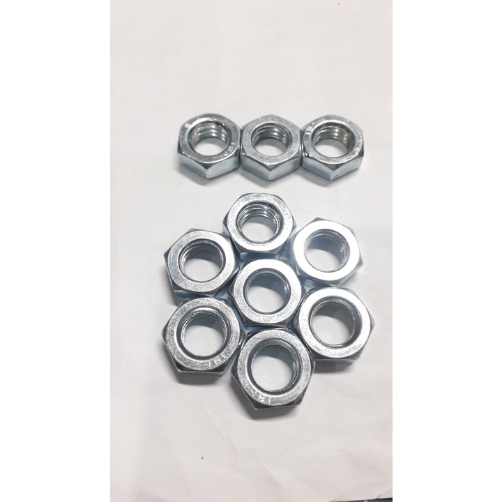 combo 10 tán đai ốc vặn bulon lục giác có 6 cạnh từ M4 đến M20 siết ...