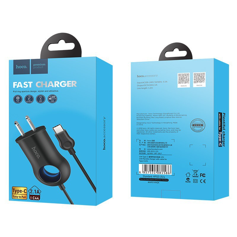 Bộ Củ Sạc Hoco C44 Type - C /SamSung (Chính Hãng BH 6 Tháng) | Shopee ...