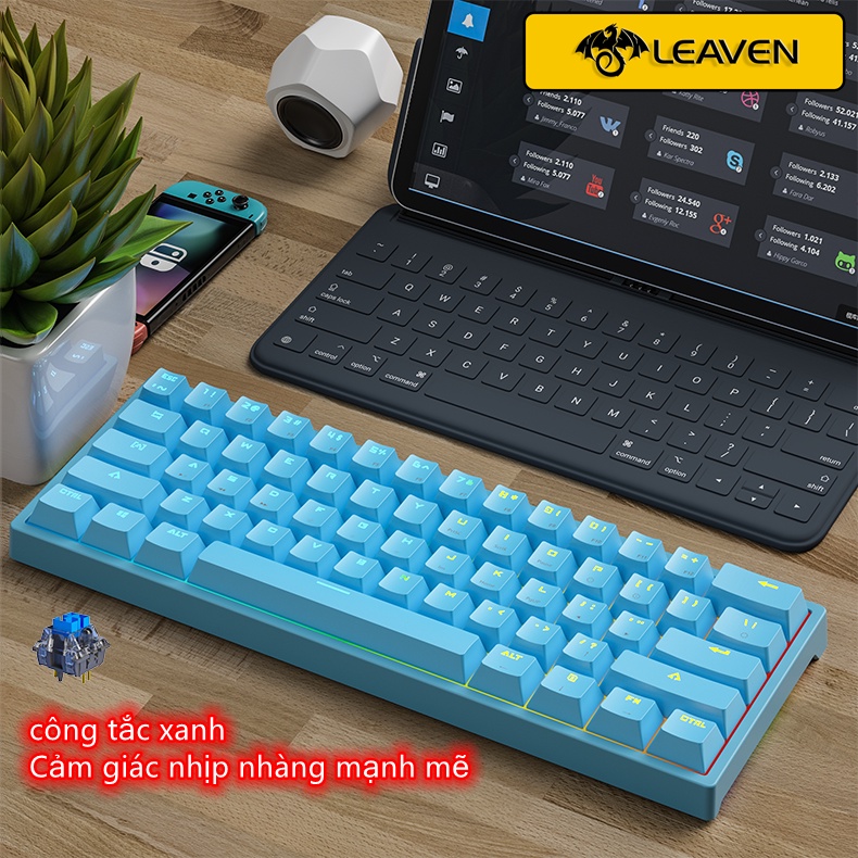bàn phím LEAVEN K620 PRO RGB LED Giao hàng trong vòng 24 giờ bàn phím ...