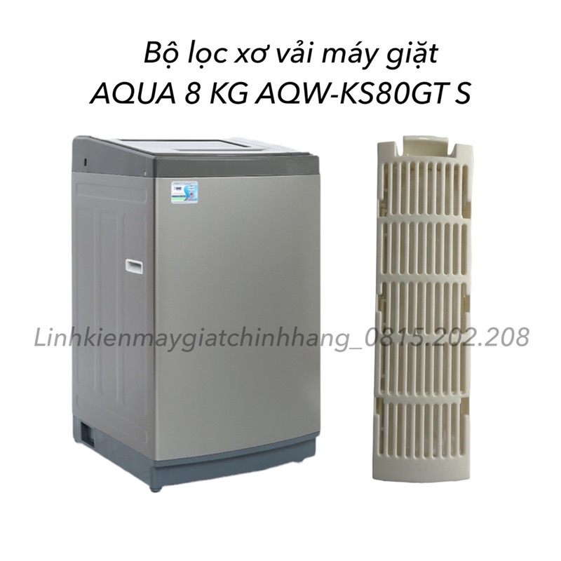 Bộ lọc xơ vải máy giặt AQUA 8kg AQW-KS80GT S chính hãng - Túi lọc máy ...