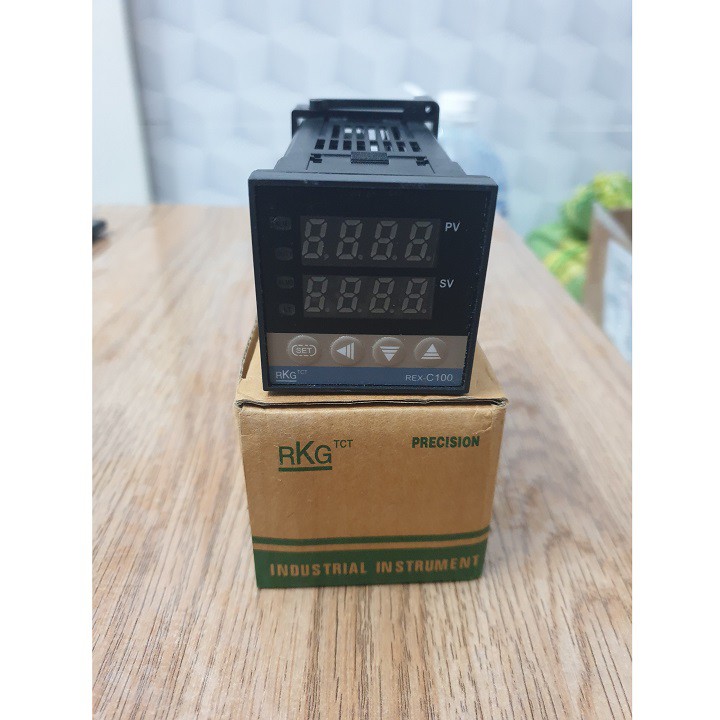 Bộ điều khiển nhiệt độ REX-C100 ( đồng hồ nhiệt RKG ) kích thước 48x48 ...