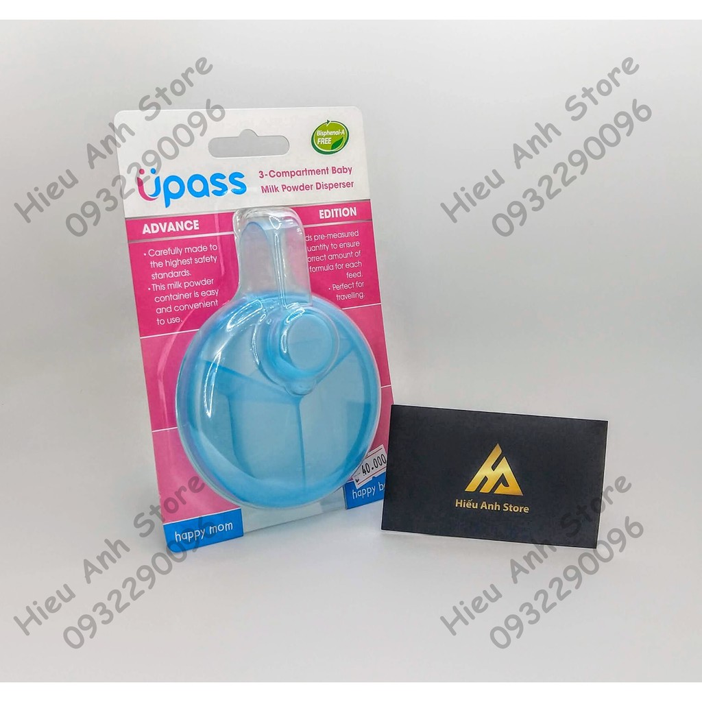 Hộp chia sữa, chia thức ăn 3 ngăn cao cấp Upass | Shopee Việt Nam