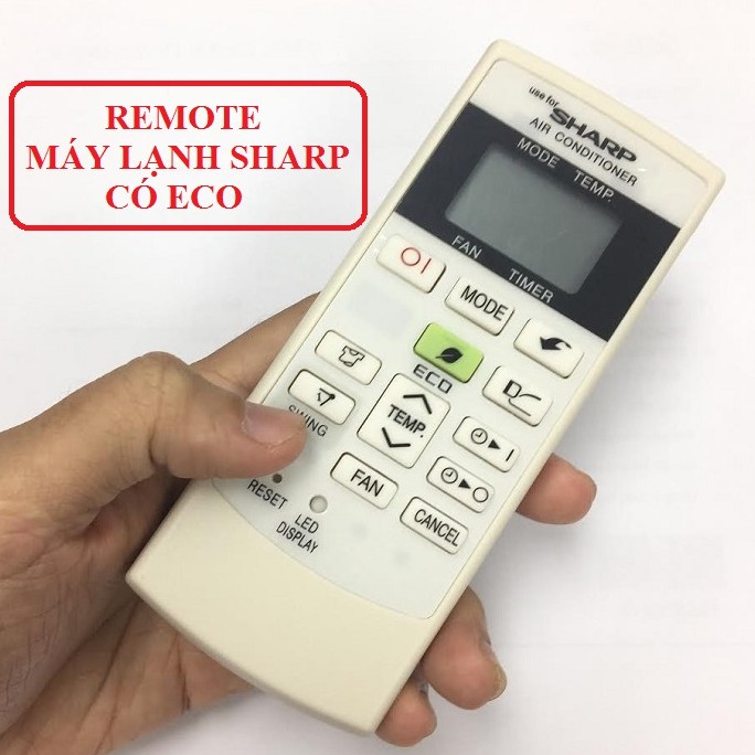REMOTE ĐIỀU KHIỂN MÁY LẠNH ĐIỀU HOÀ SHARP AIR CONDITIONER A/C - Có ECO ...