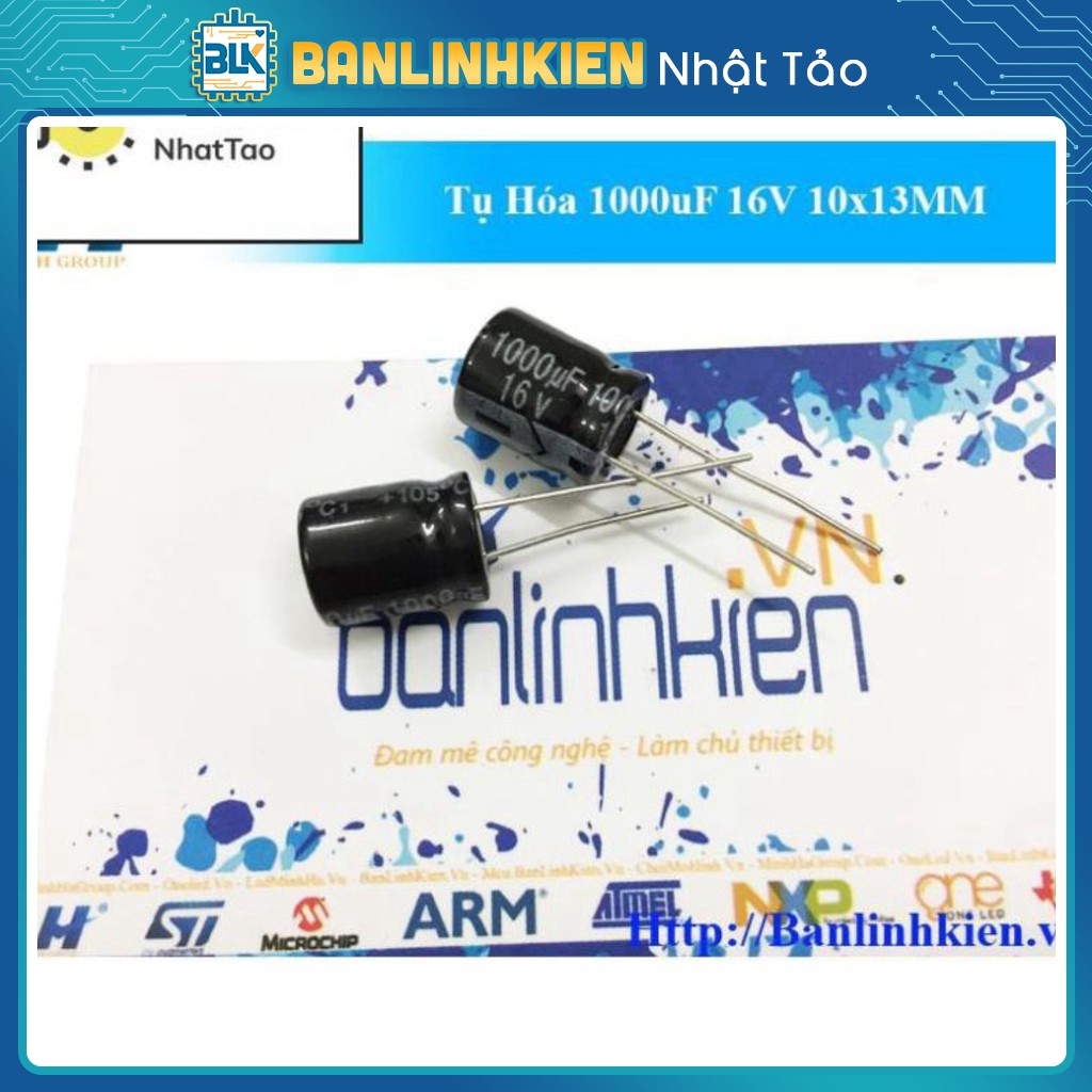 Tụ Hóa 1000uF 16V 10x13MM (5 chiếc) Mã LK_13950 | Shopee Việt Nam