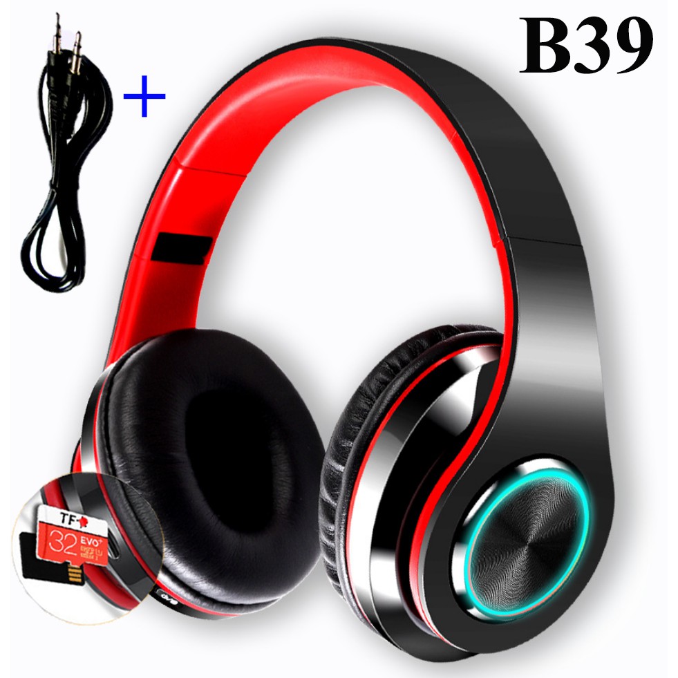 Tai nghe bluetooth chụp tai B39 âm thanh sống động | Shopee Việt Nam