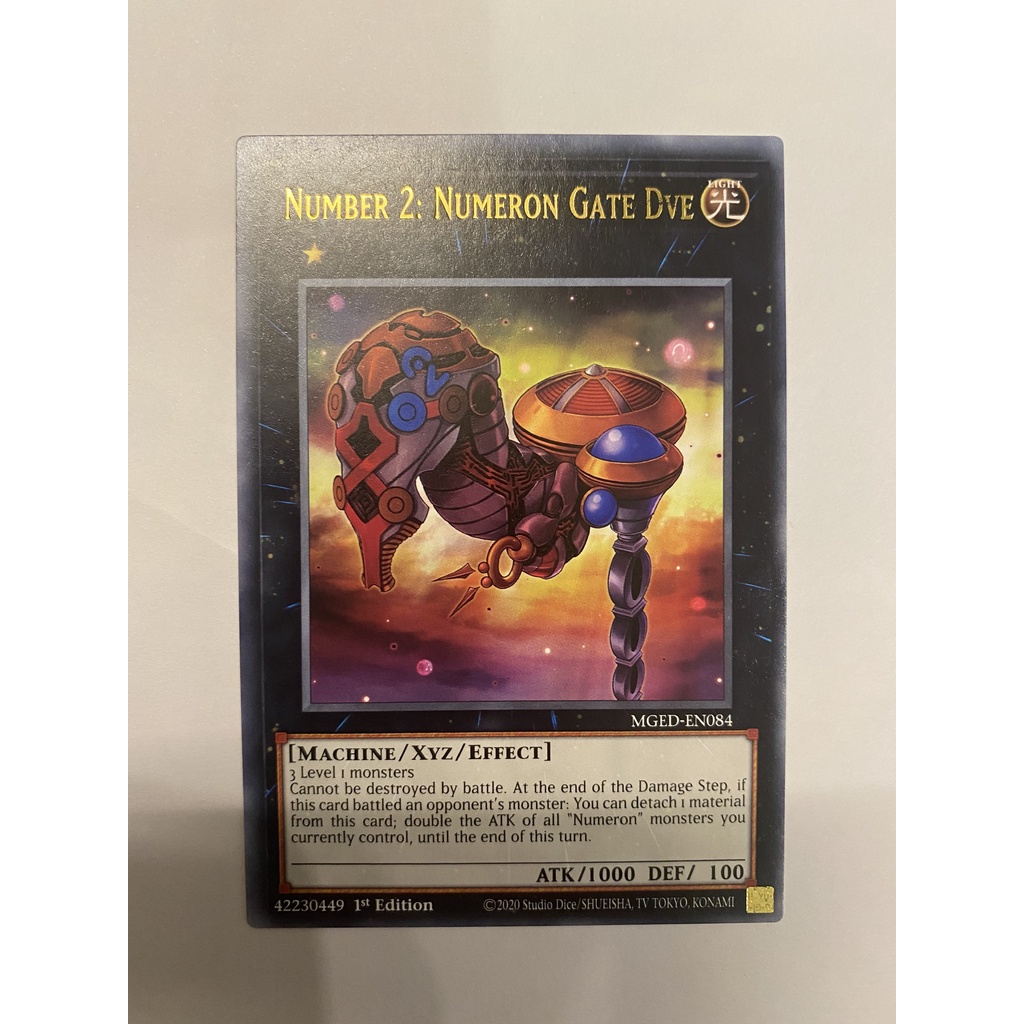 [Thẻ Bài Yugioh Chính Hãng] Number 2: Numeron Gate Dve | Shopee Việt Nam