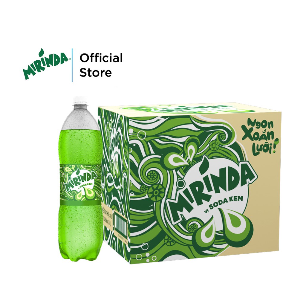 Thùng 12 Chai Nước Giải Khát Mirinda Soda Kem (1,5L/Chai) | Shopee Việt Nam