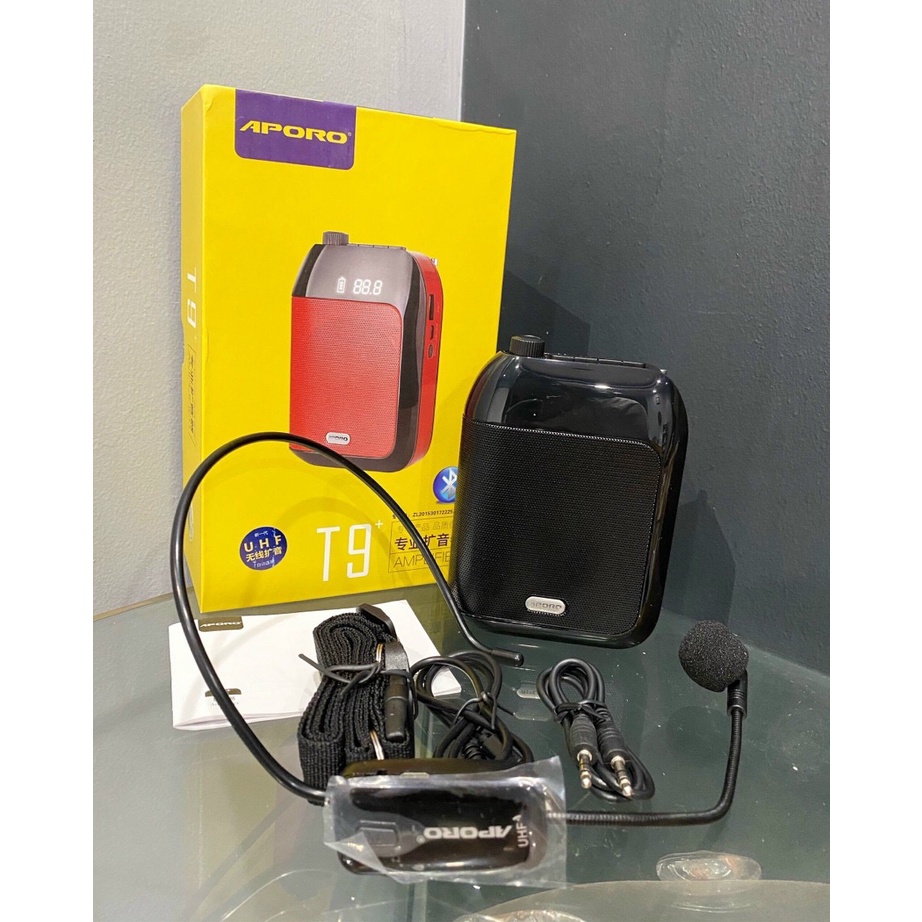 Loa trợ giảng Không dây Aporo T9 UHF và T9 2.4G - Tặng mic có dây | Shopee Việt Nam