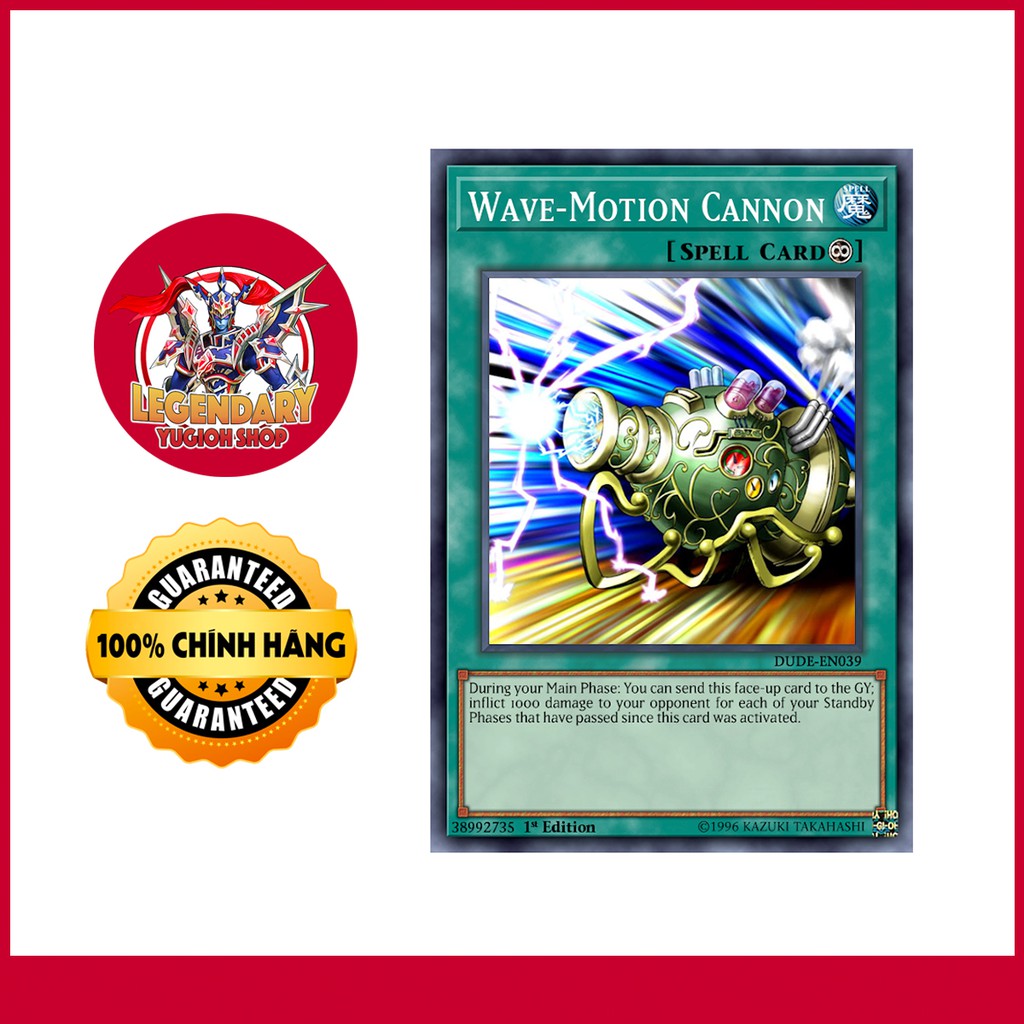 [Thẻ Bài Yugioh Chính Hãng] Wave-Motion Cannon | Shopee Việt Nam