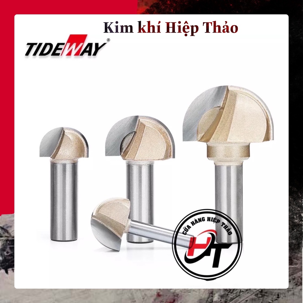 Mũi phay alu soi gỗ cnc quả đào tròn lưỡi phay rãnh dao cầu 6mm 0502 ...