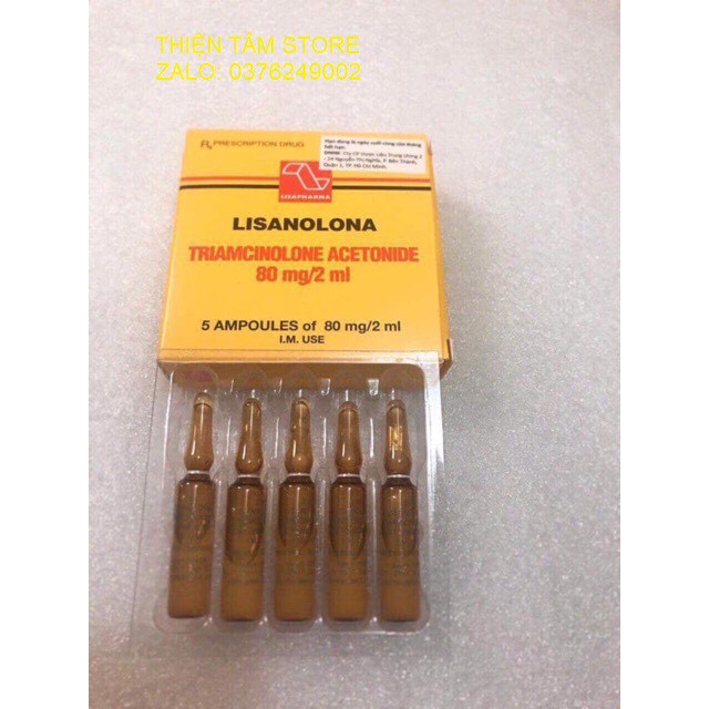 Tiêm sẹo lồi LISANOLONA nhập khẩu từ Ý- HỘP 5 ỐNG | Shopee Việt Nam