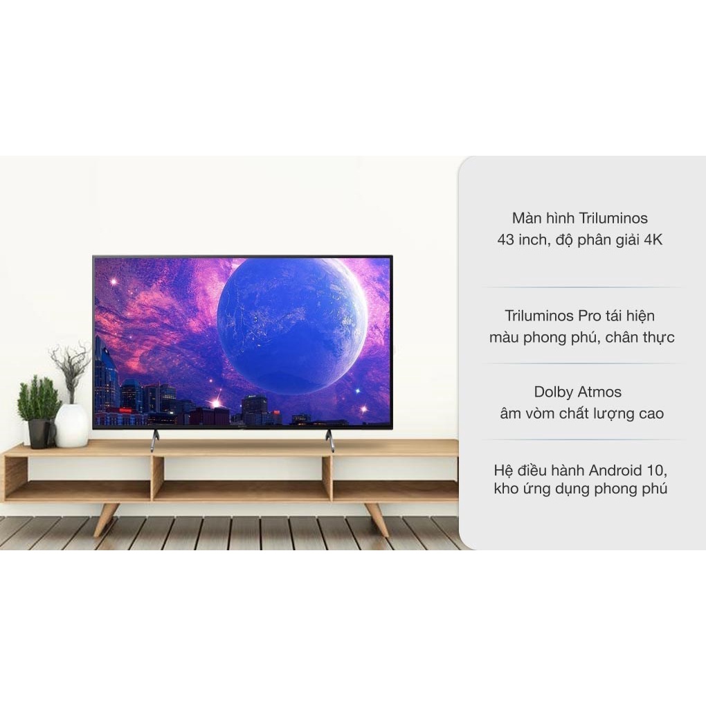 Smart Tivi Sony 4K 43 inch KD-43X80J | Shopee Việt Nam