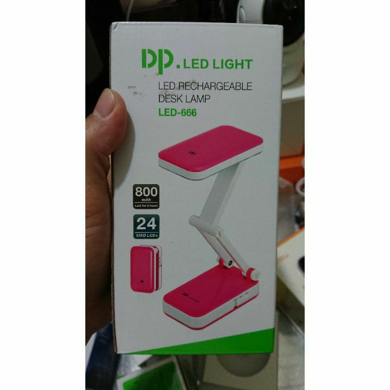 Đèn Led để bàn pin sạc DP LED-666 | Shopee Việt Nam