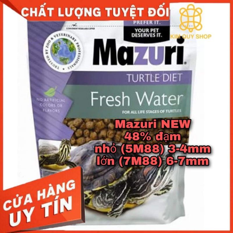 500G Thức ăn Mazuri NEW cho rùa nước gói 500g ( mazuri siêu đạm ...