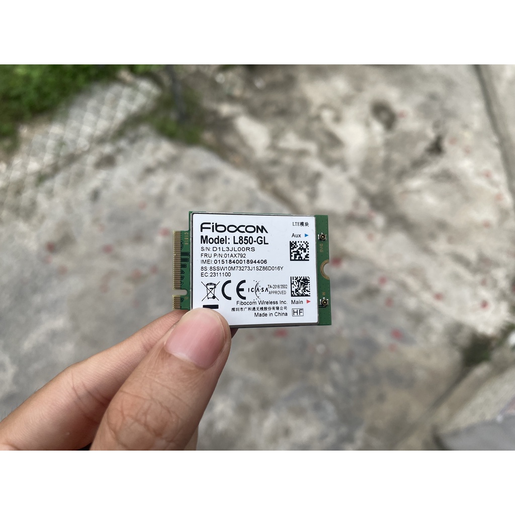 Card không dây WWAN 4G Fibocom L850-GL XMM 7360 DW5820e 01AX792 cho ...