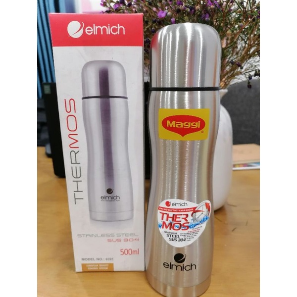 Bình giữ nhiệt Elmich Inox 304-HÀNG KM Maggi | Shopee Việt Nam